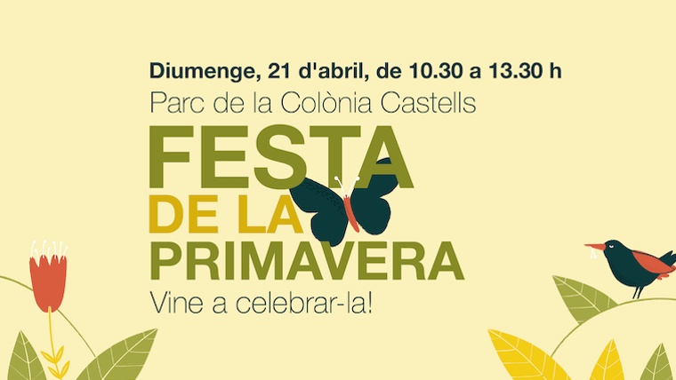 Festa de la primavera al parc de la Colònia Castells | Cap de setmana BCN